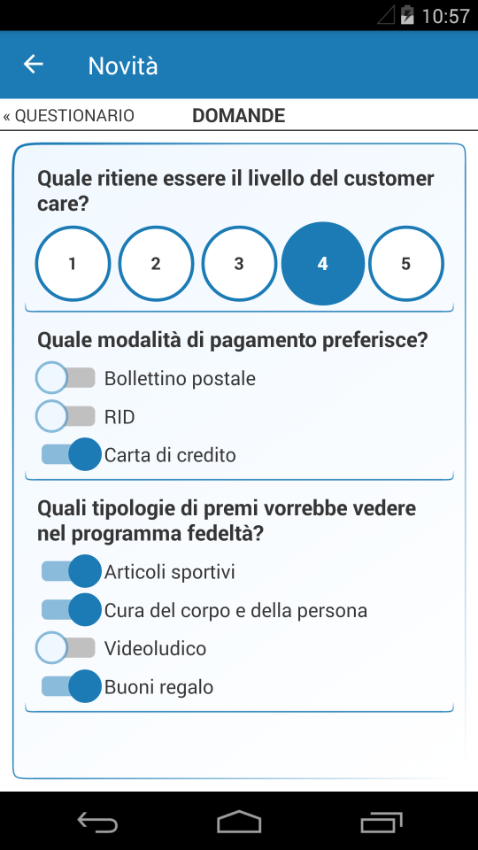 ITK MASTERS • PRODOTTI • PROFFERING FOR CUSTOMER